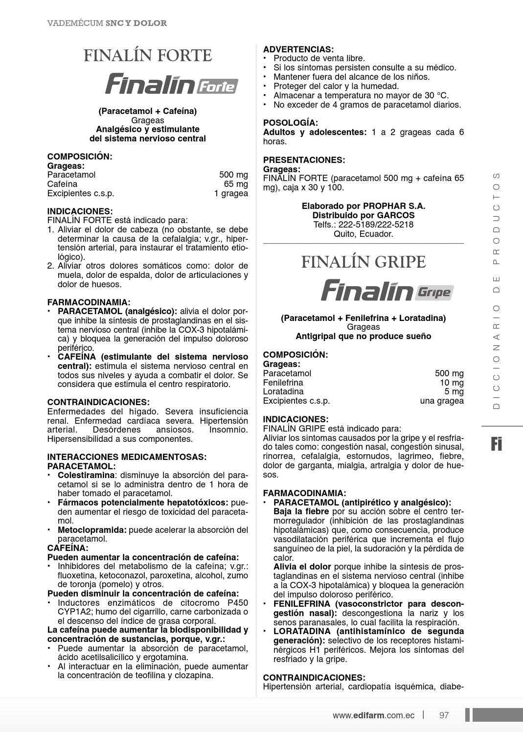 Vademecum sistema nervioso central y dolor edifarm by Edifarm & Cía ...