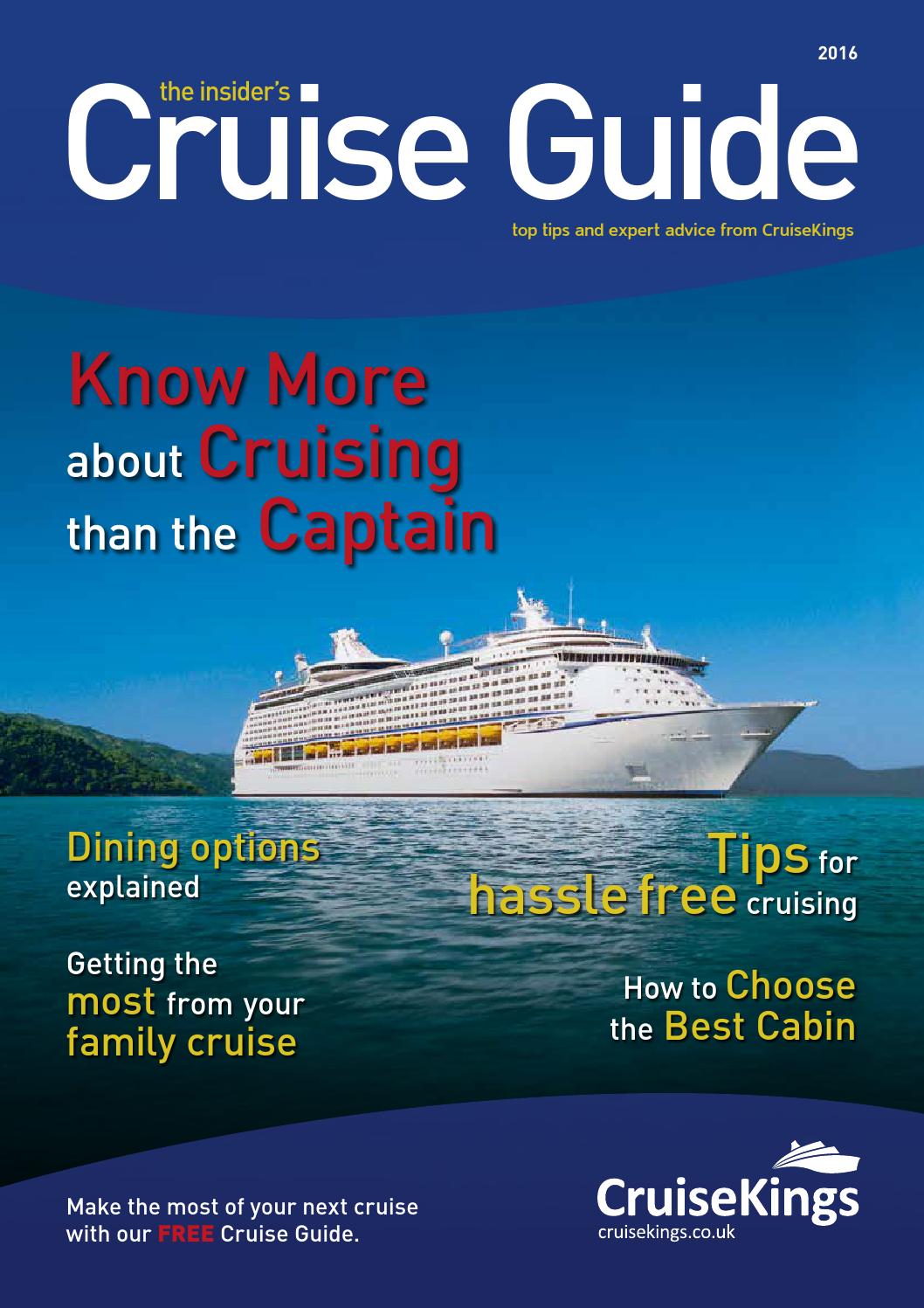 CruiseKings Insiders Cruise Guide by Stewart Travel Group - Issuu