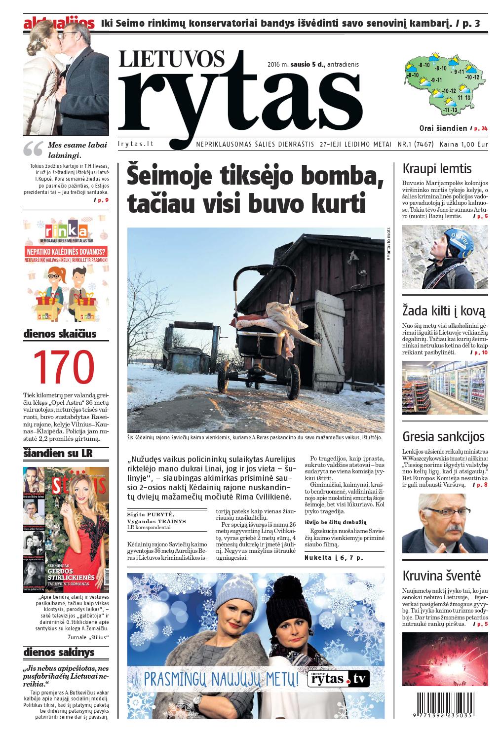 Lietuvos rytas by Lietuvos Rytas - Issuu