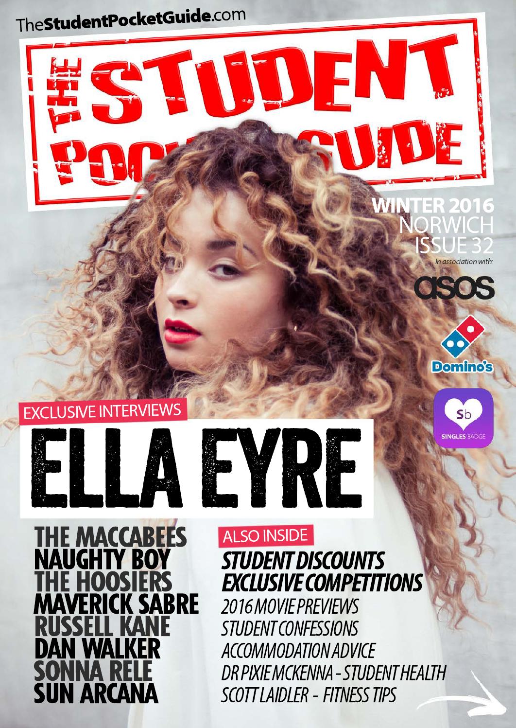 The Student Pocket Guide Norwich Edition Winter 2016 by Student Pocket ...