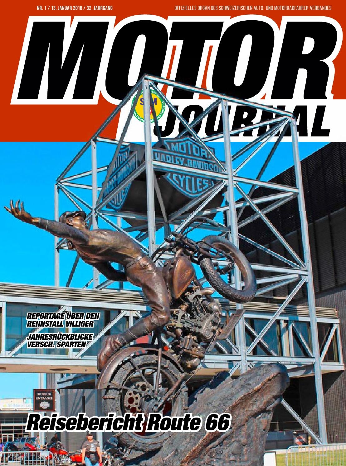 SAM MOTOR JOURNAL 2016/01 by SAM - Schweizerischer Auto- und ...