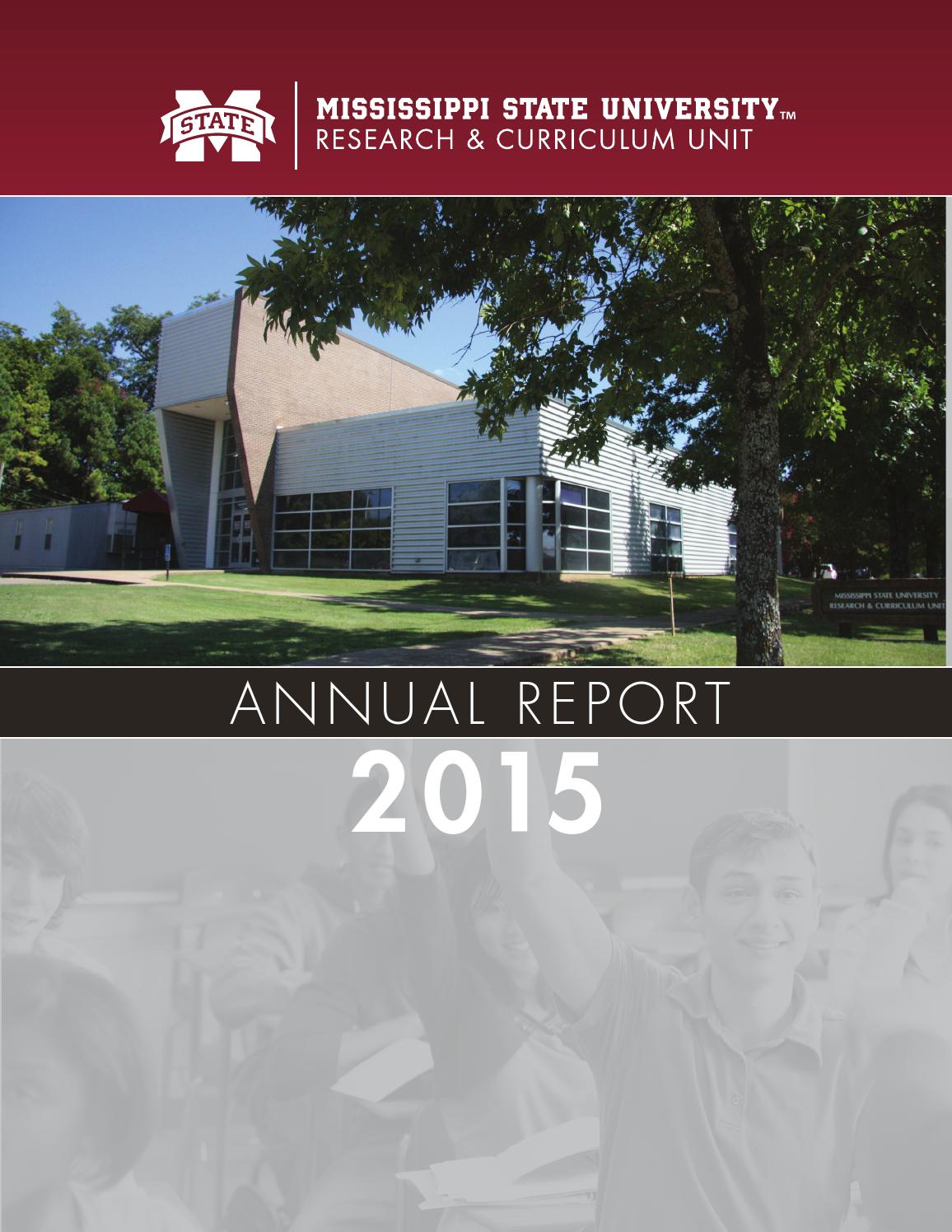 ORED Annual Report 2015 by Mississippi State University Research ...