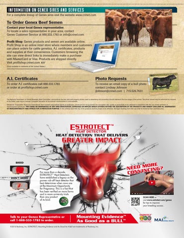 2016 Genex Beef Genetic Management Guide by GENEX - Issuu