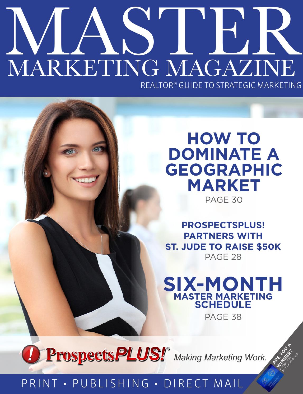 Master Marketing Magazine | Issue 3 by ProspectsPLUS! - Issuu