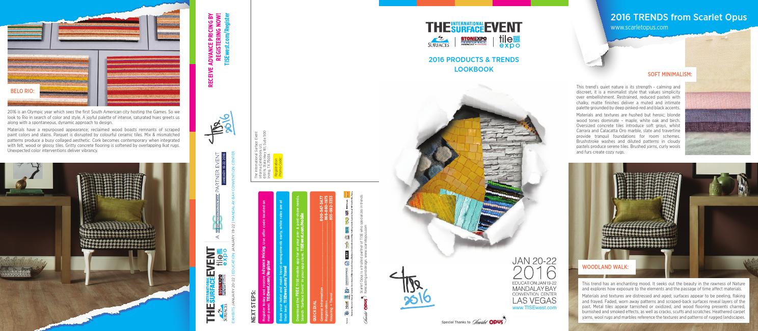 TISE 2016 Lookbook by Informa Architecture + Design Network - Issuu