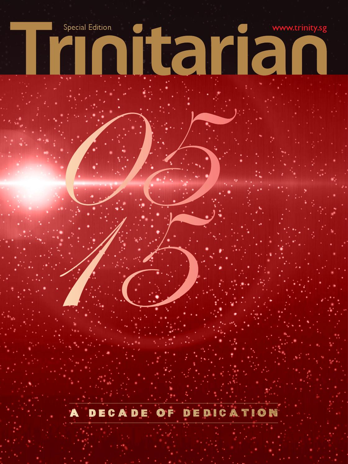 Trinitarian Magazine Issue DOD/2015 by Trinity Christian Centre - Issuu