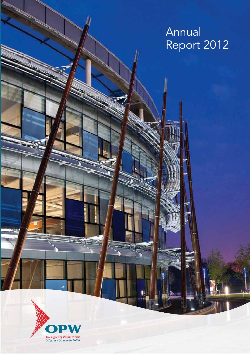 OPW Annual Report 2012 by Office of Public Works - Issuu