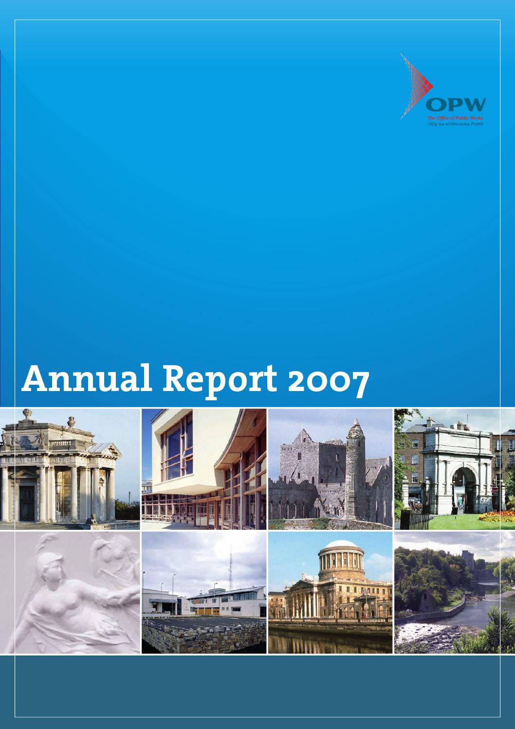 OPW Annual Report 2007 by Office of Public Works - Issuu