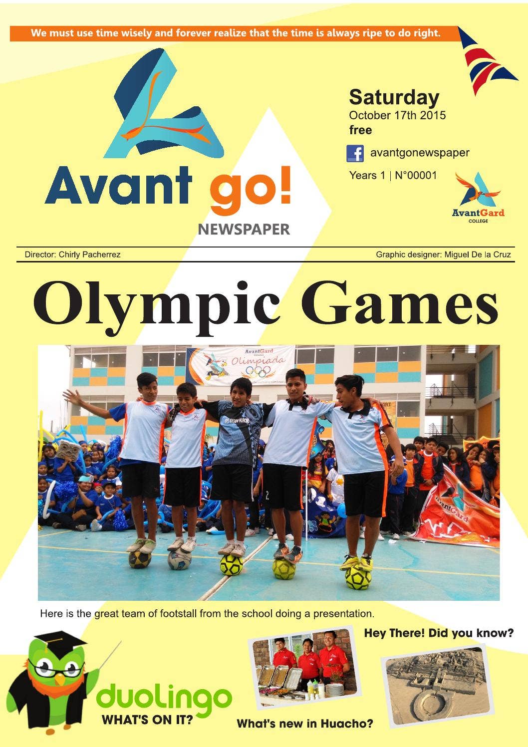 Periodico avantgo by Miguel De la Cruz - Issuu