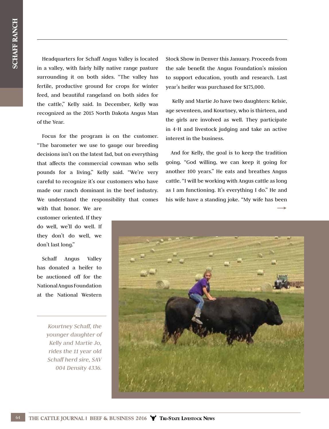2016 Cattle Journal -- Beef & Business by Tri-State Livestock News ...