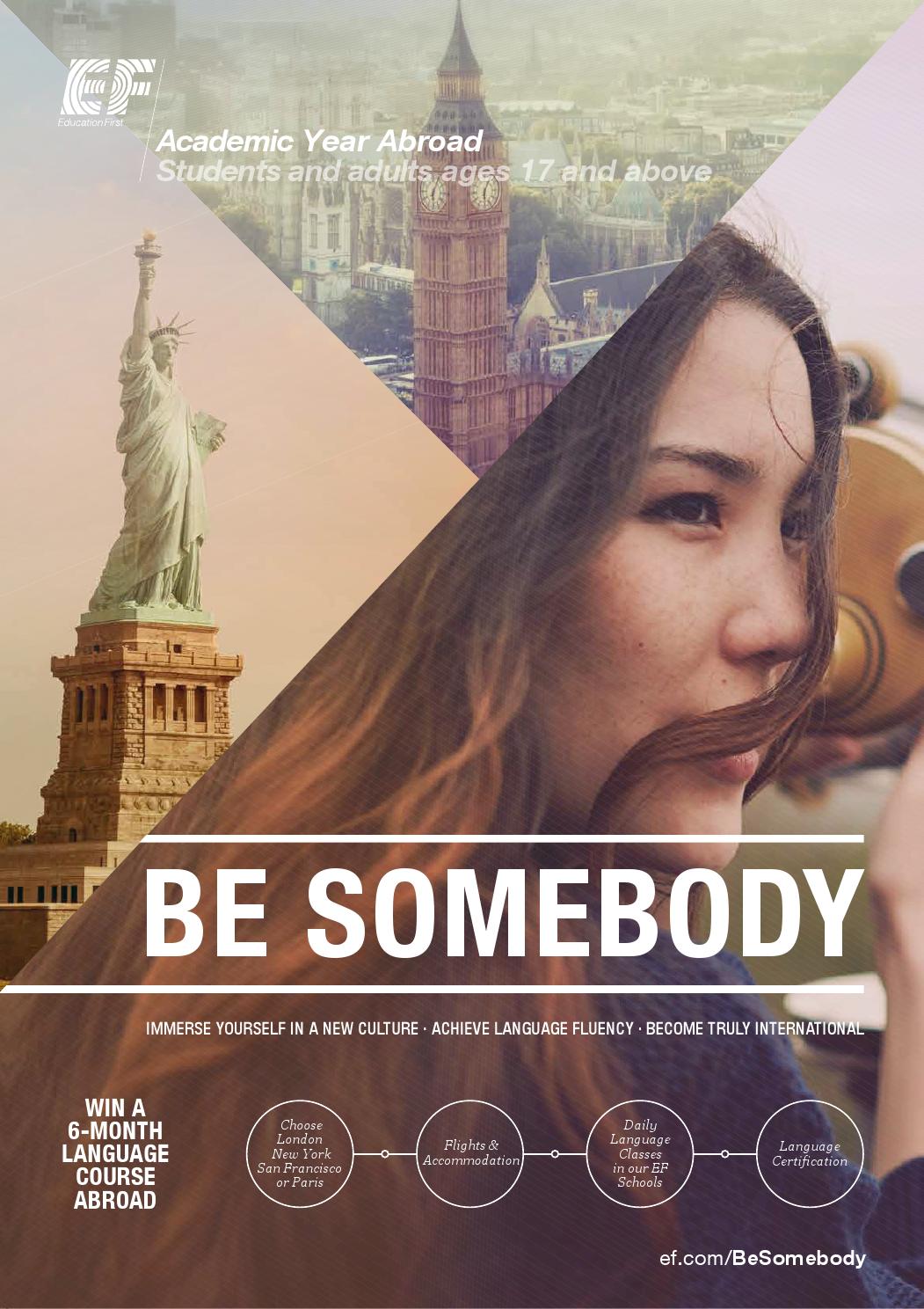 AY BE SOMEBODY POSTERS 2016 by EF Education First - Issuu