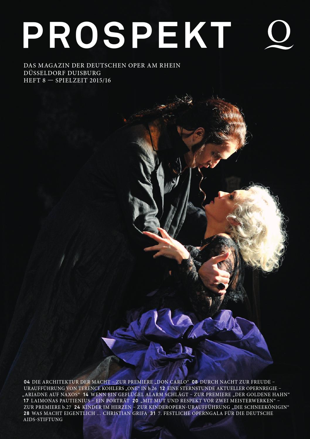 Prospekt // Das Magazin der Deutschen Oper am Rhein // Heft 8 by ...