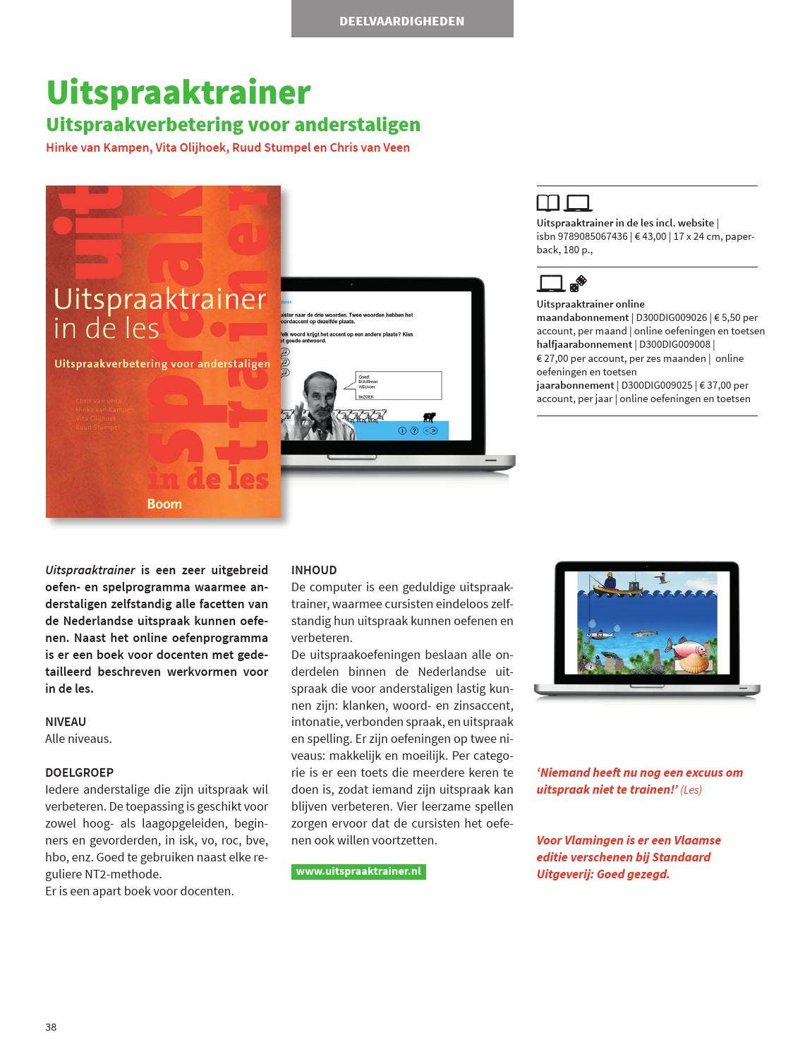 Boom NT2 catalogus 2016 by Boom uitgevers - Issuu