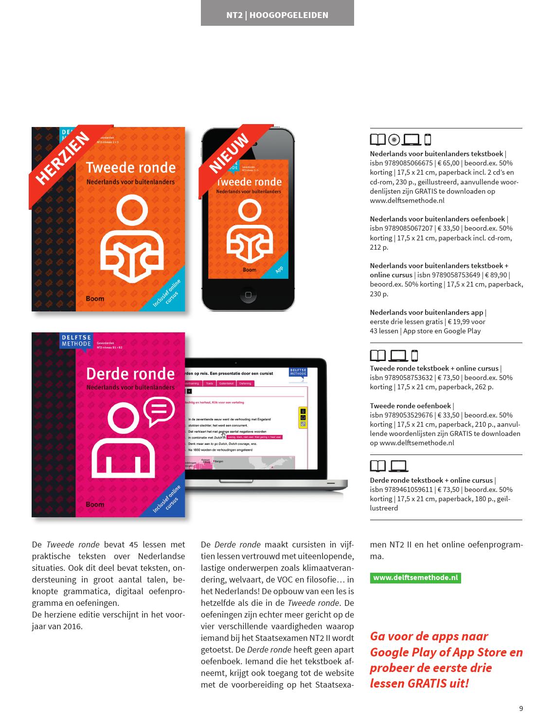 Boom NT2 catalogus 2016 by Boom uitgevers - Issuu