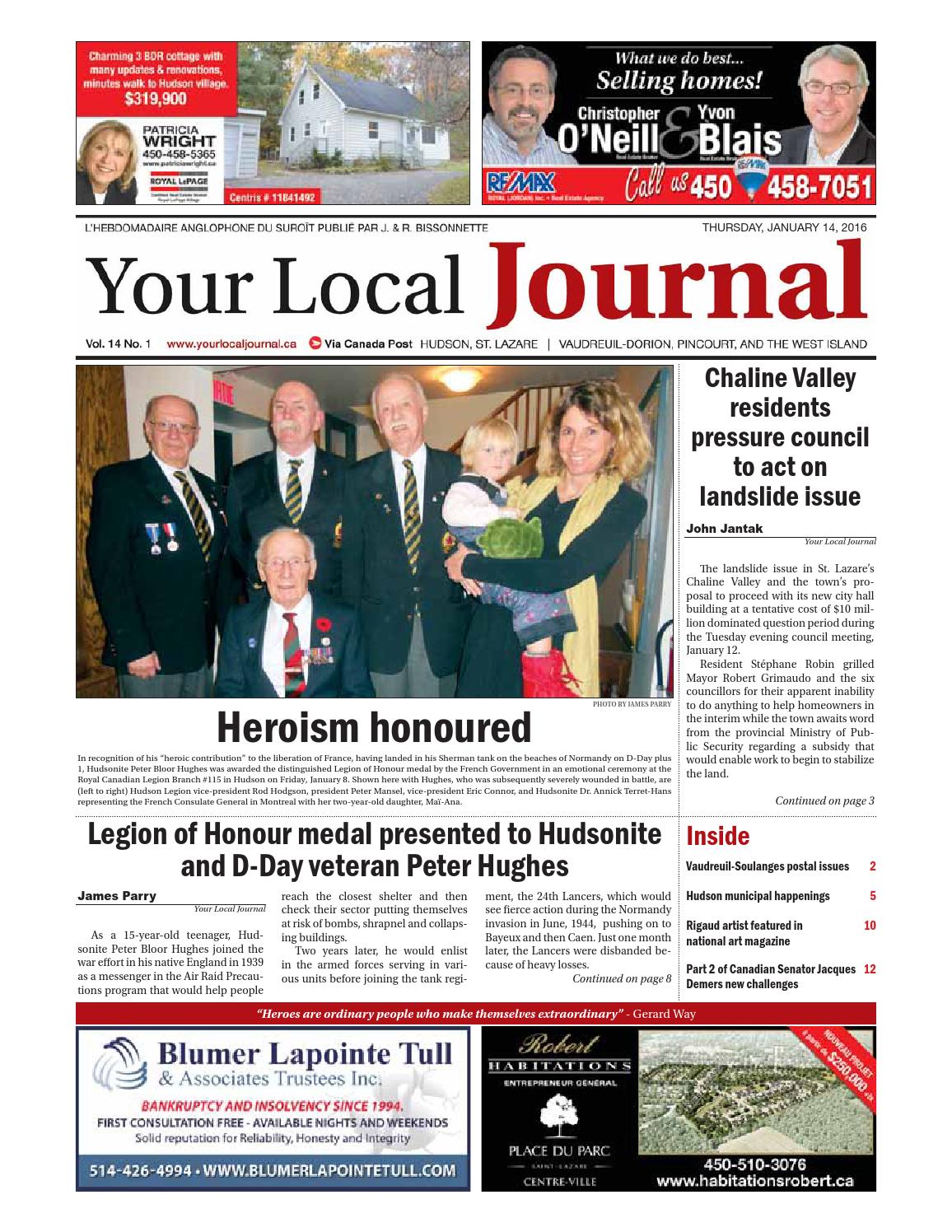 Your Local Journal - Jan. 14, 2016 by Your Local Journal - Issuu