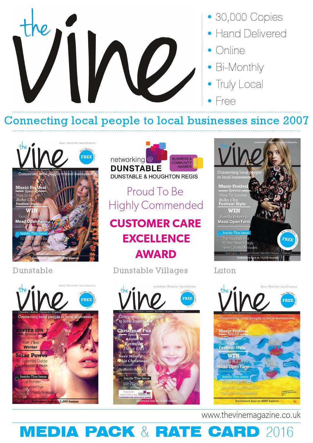 The Vine Magazine - Media Pack 2016 by The Vine Magazine - Issuu