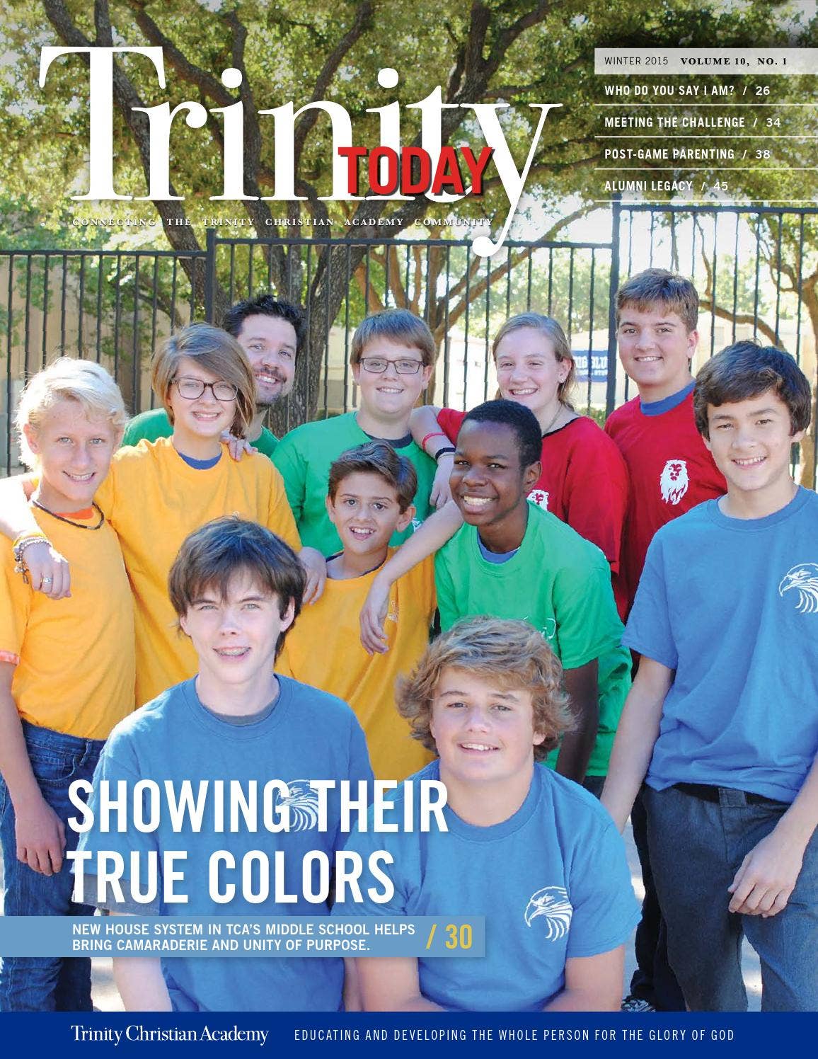 Trinity Today – Winter 2015 by Trinity Christian Academy - Addison - Issuu