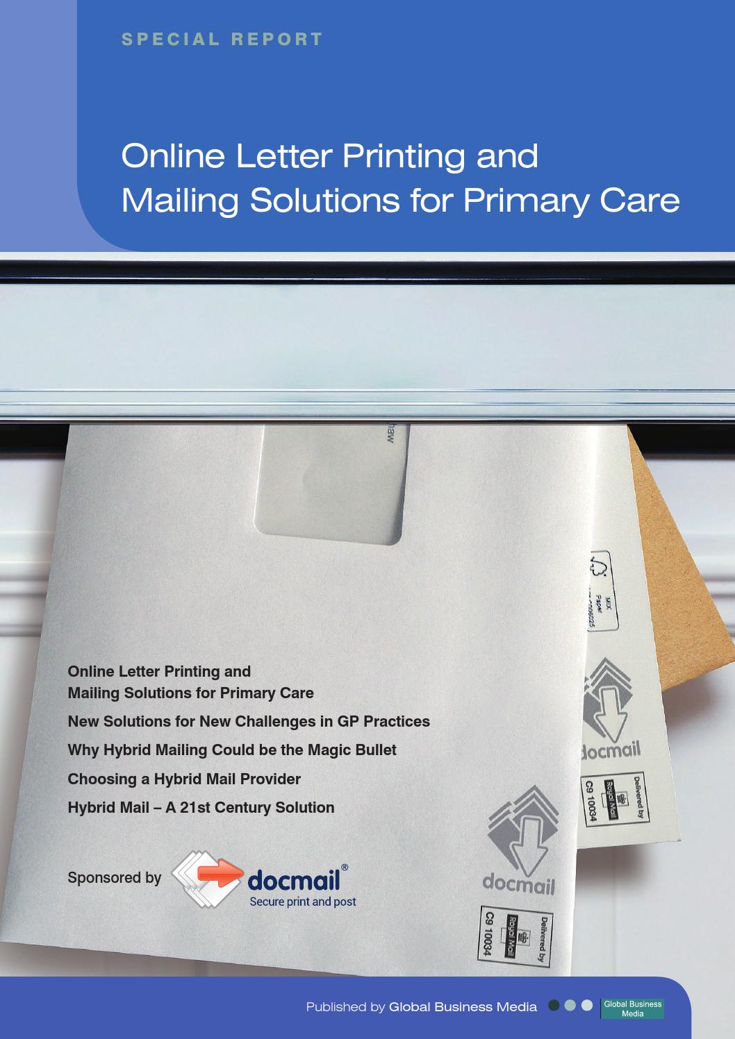Primary Care Reports – Online Letter Printing & Mailing Solutions for ...