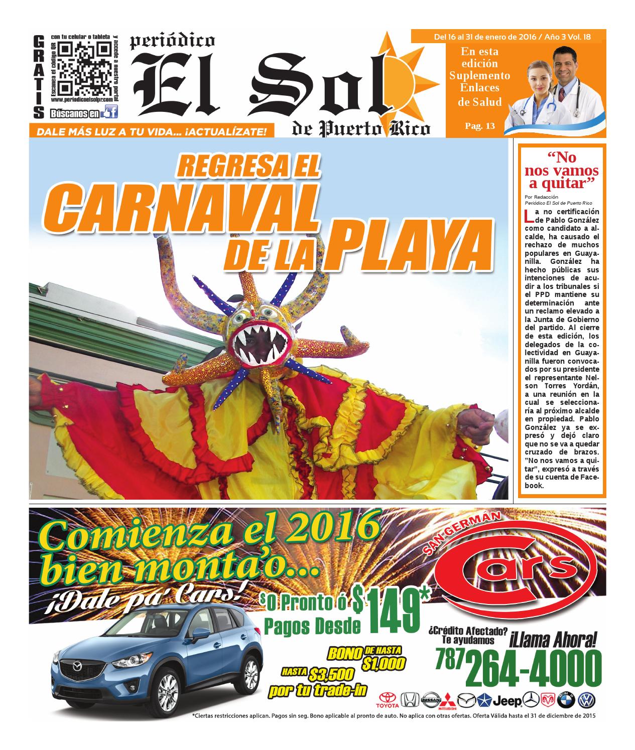 Periodico El Sol de PR / Enero 16-31 2016 by El Sol de PR - Issuu
