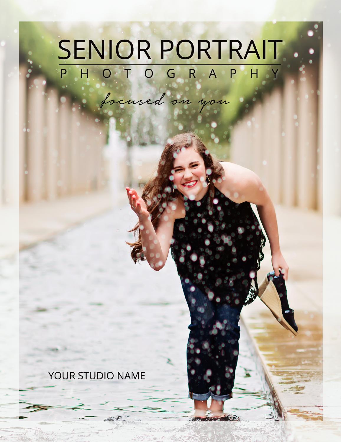 Senior Photography Magazine Template_Blast by Savant Design Templates ...