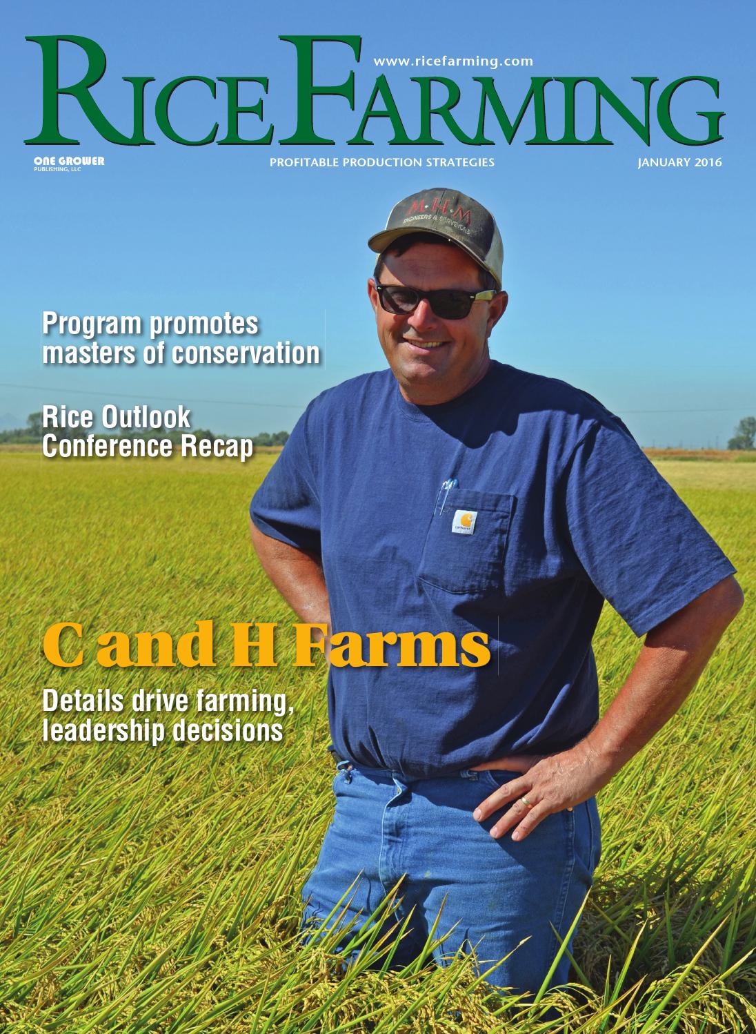 Rice farming january 2016 by One Grower Publishing - Issuu