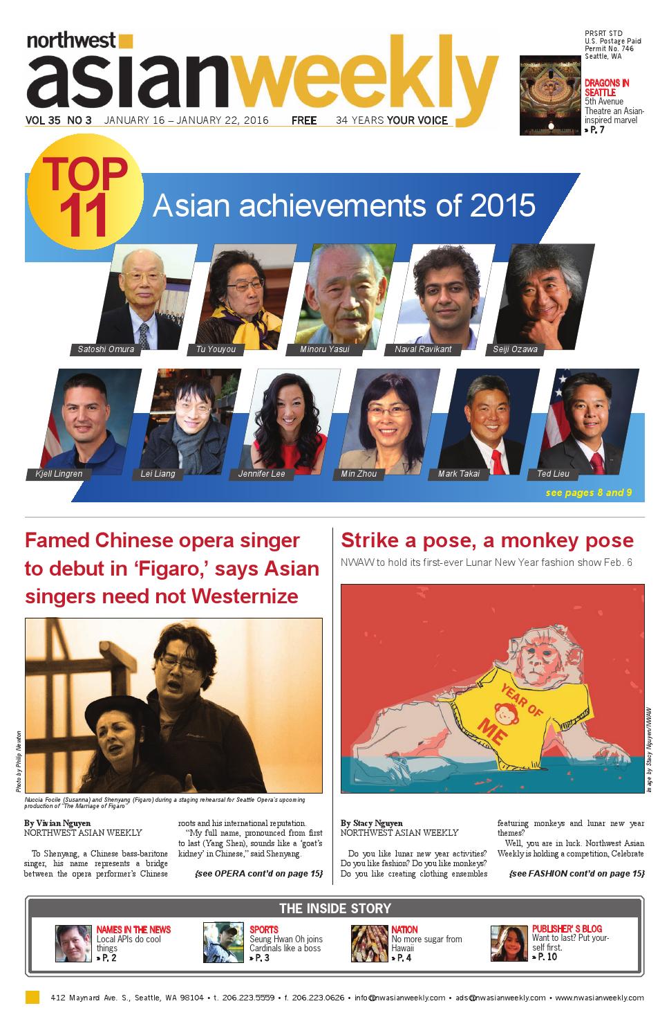 VOL 35 NO 3 | JANUARY 16 – JANUARY 22, 2016 by Northwest Asian Weekly ...