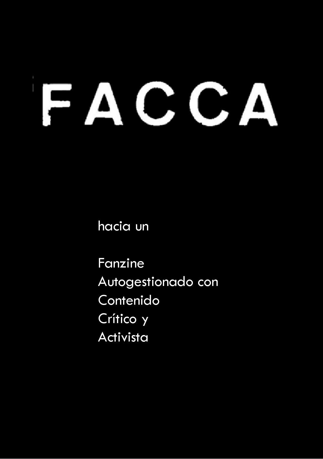 FACCA #1 by Are you a cop or what? #zine - Issuu