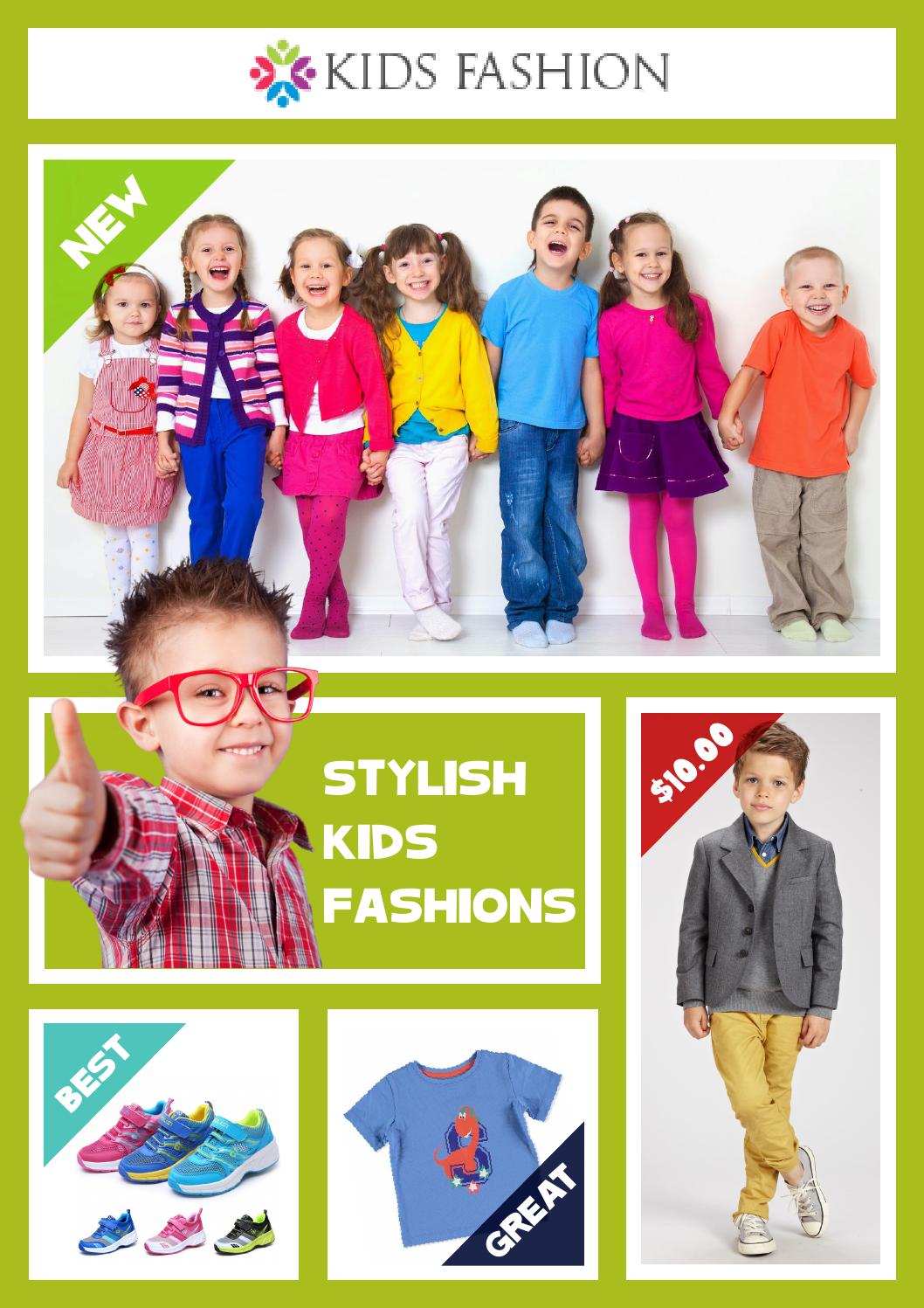 Kids fashion products catalog brochure tempalte by OWPictures - Issuu