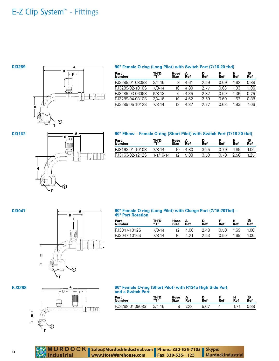 Eaton Aeroquip EZClip AC Refrigeration GH134 GH001 Air Conditioning ...