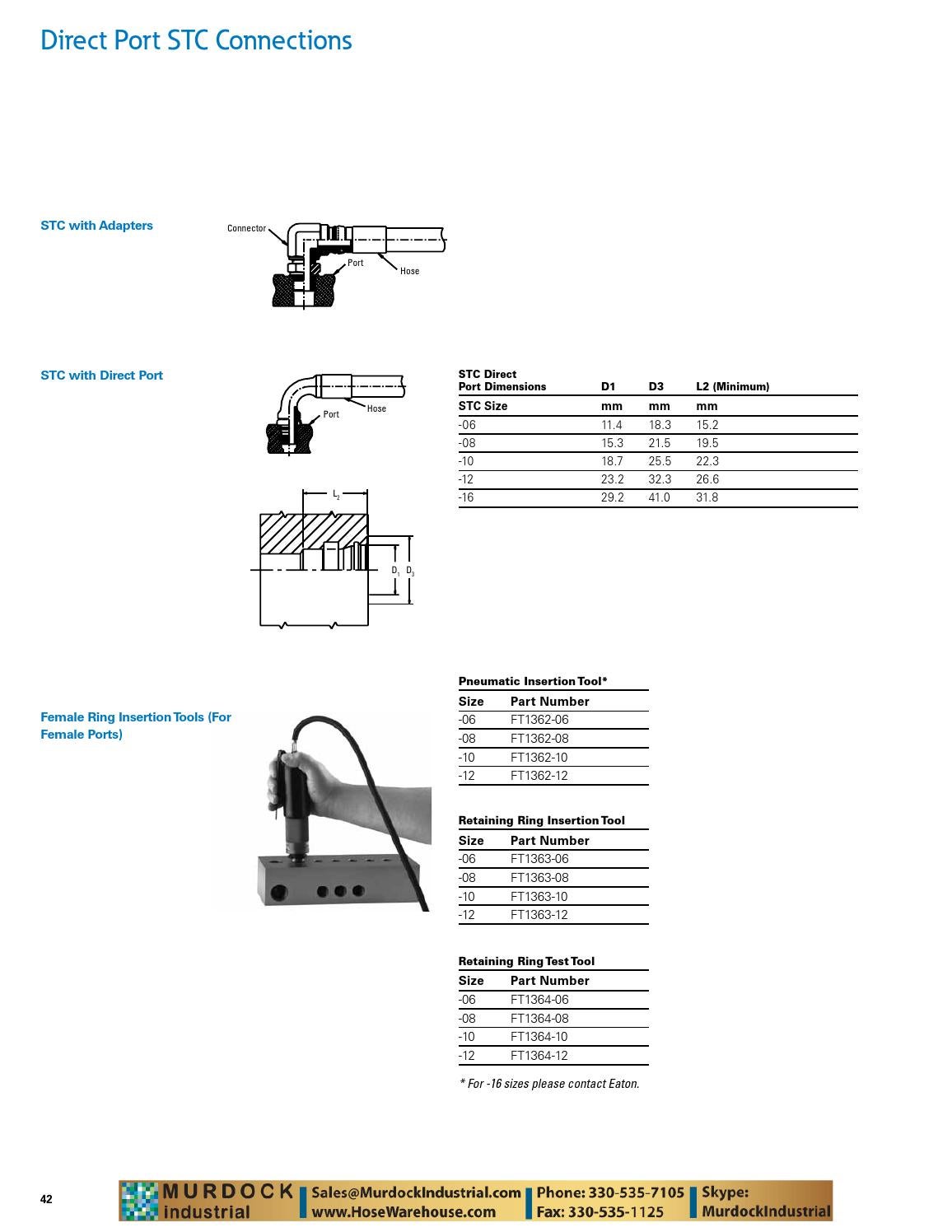 Eaton aeroquip catalog stc connectors snap to connect john deere ...