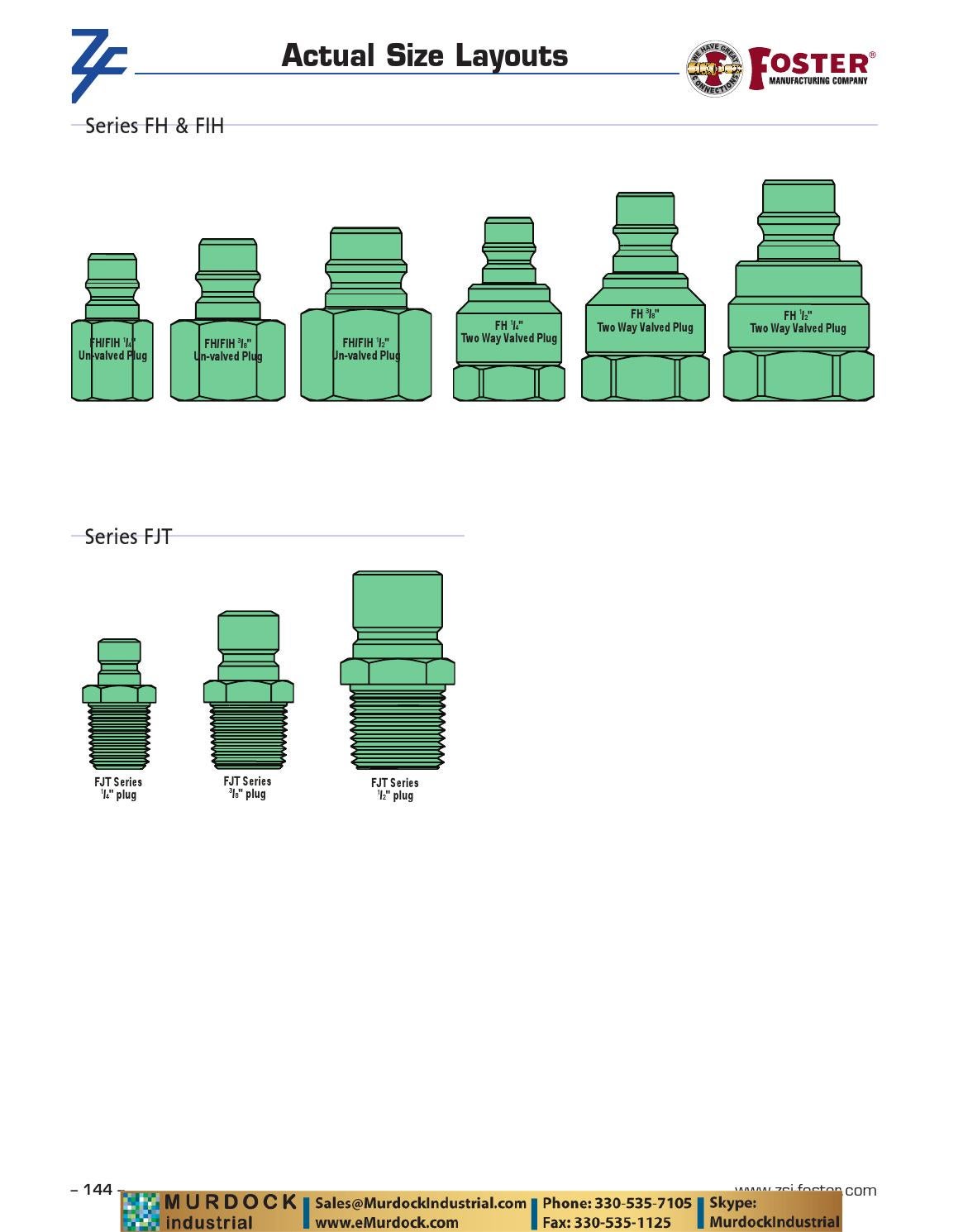 Foster zsi quick couplers catalog emurdock by Murdock Industrial - Issuu