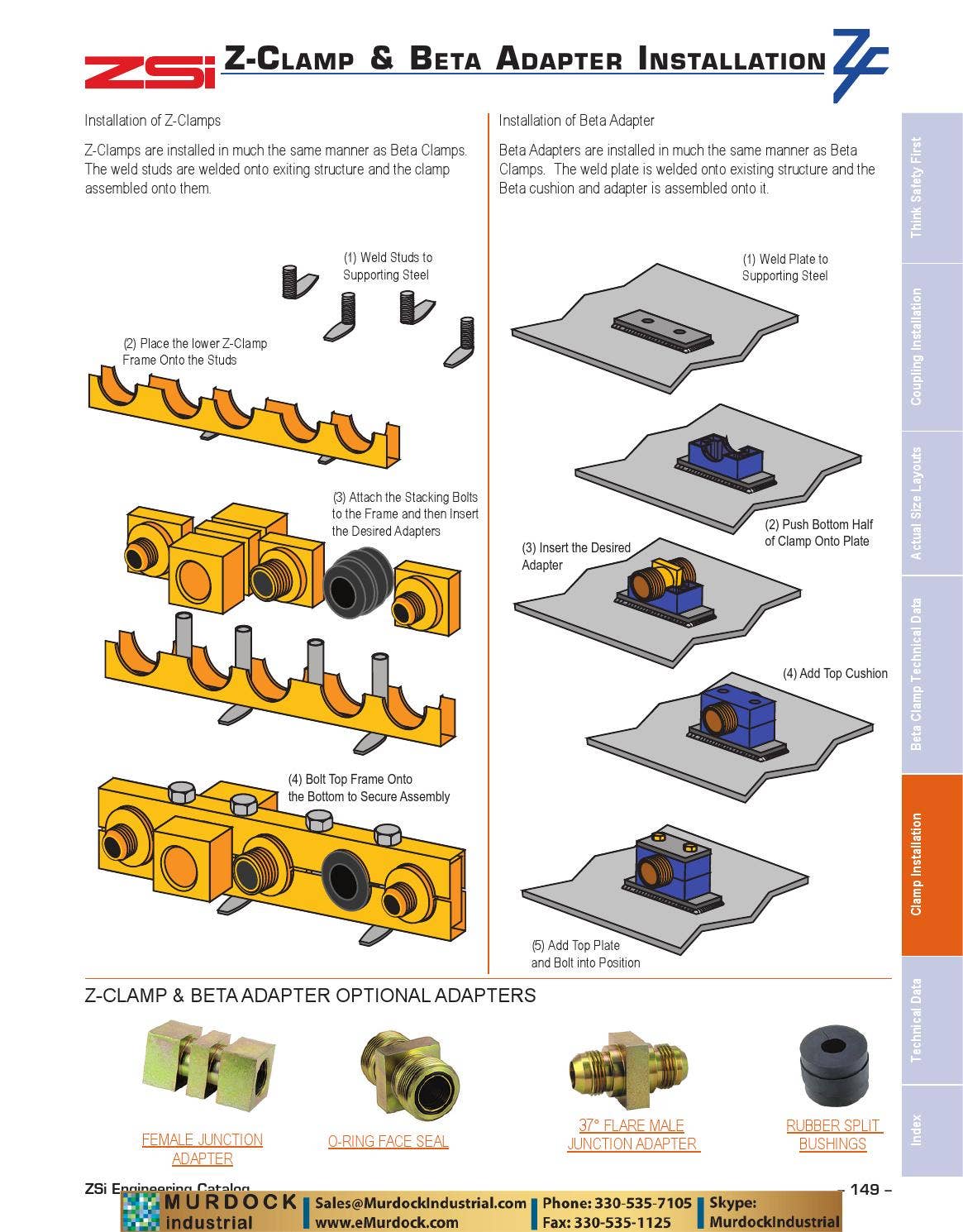 Foster zsi quick couplers catalog emurdock by Murdock Industrial - Issuu