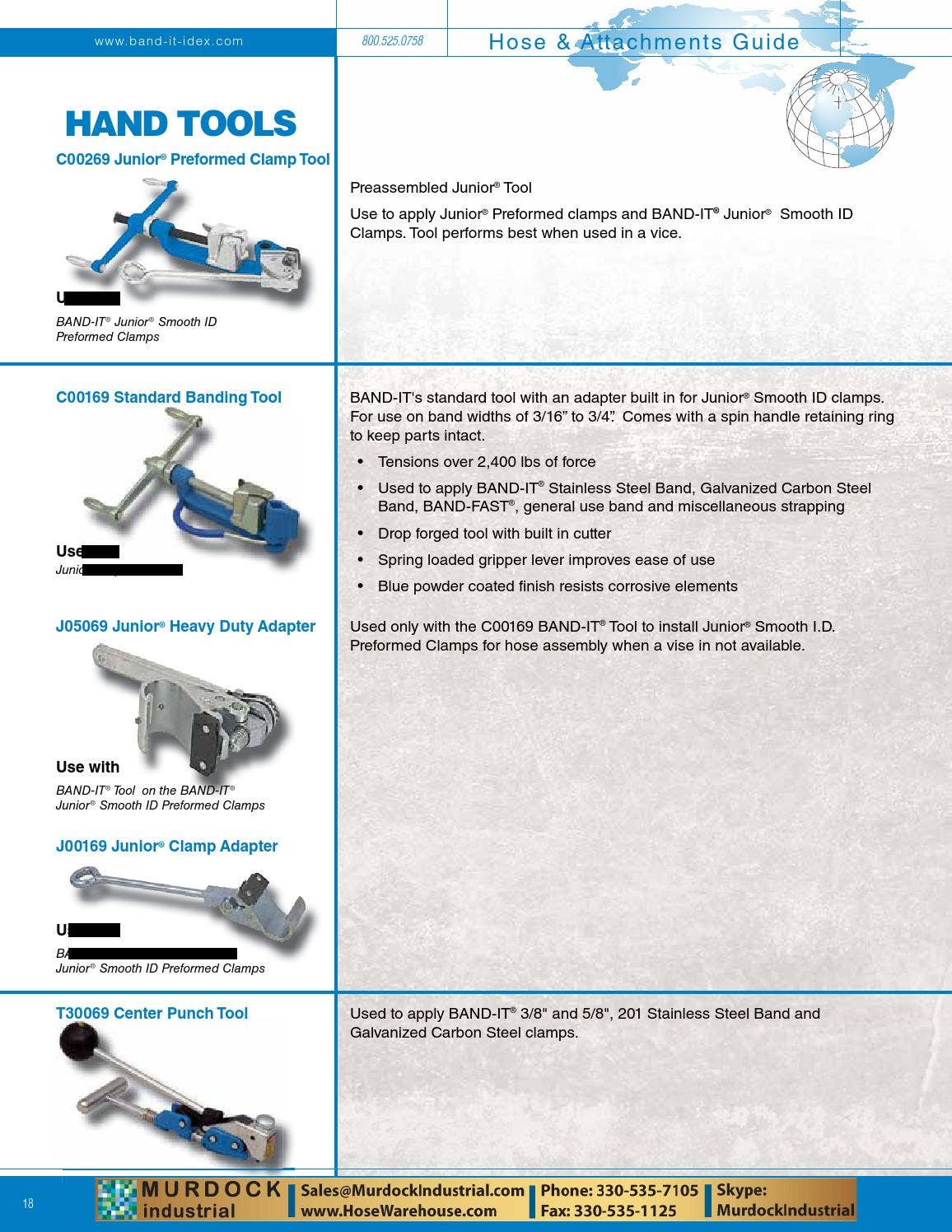Band it idex hose attachment clamp catalog hosewarehouse by Murdock ...