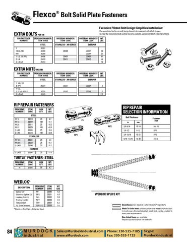 Flexco complete catalog 01 2015 emurdock by Murdock Industrial - Issuu