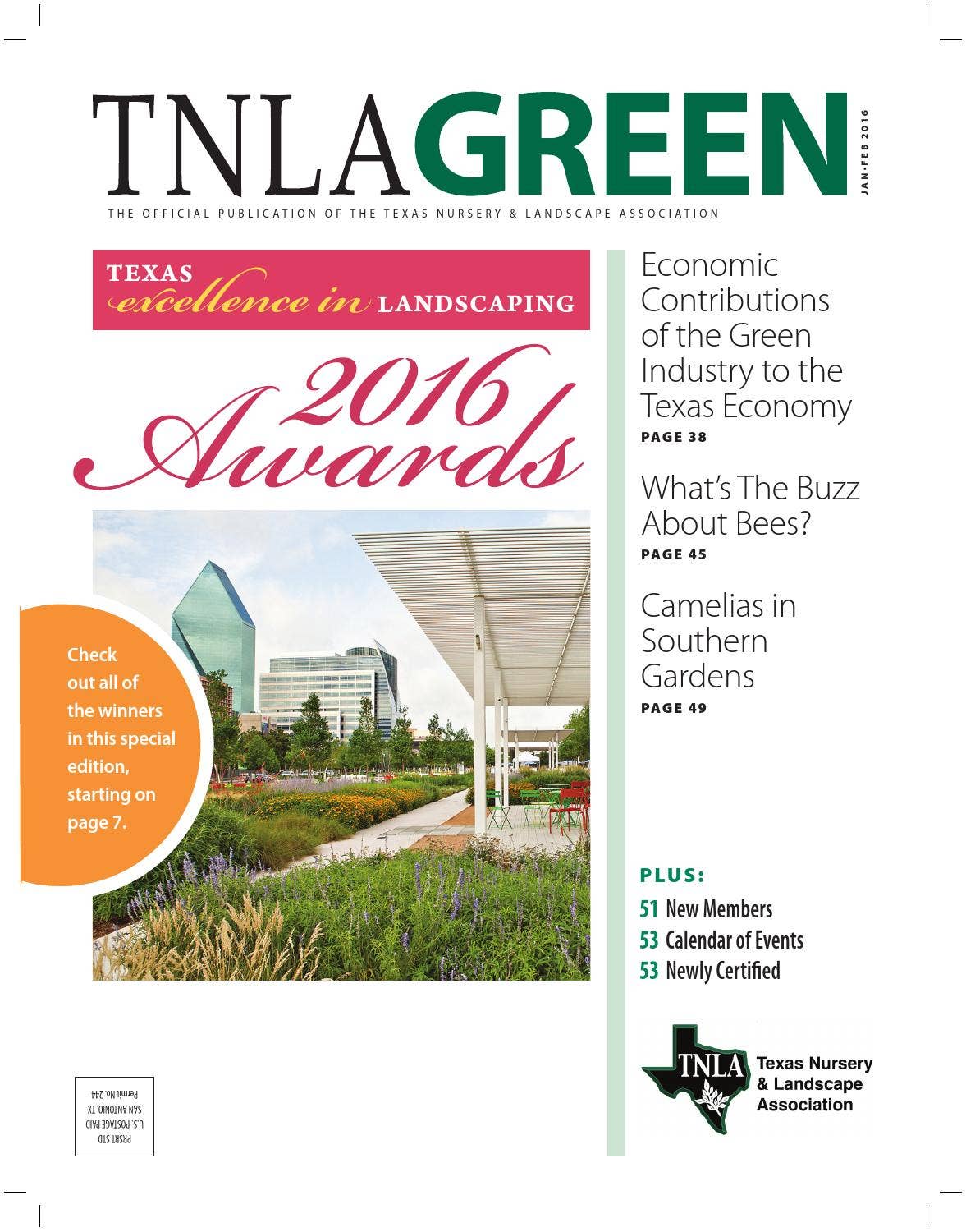 TNLA GREEN Magazine January/February 2016 by Texas Nursery & Landscape ...