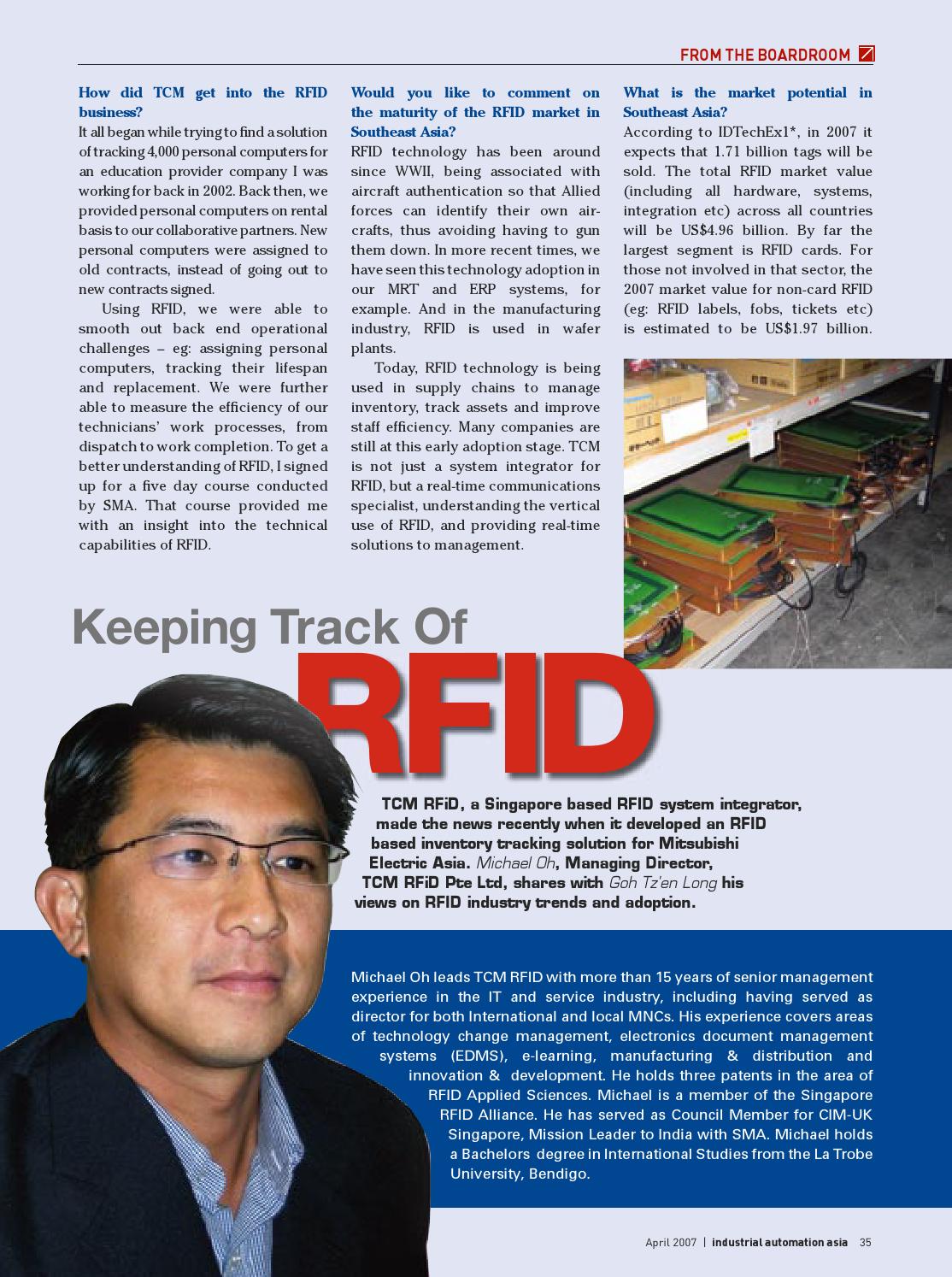 Tcm rfid by Portfolio of TLG - Issuu
