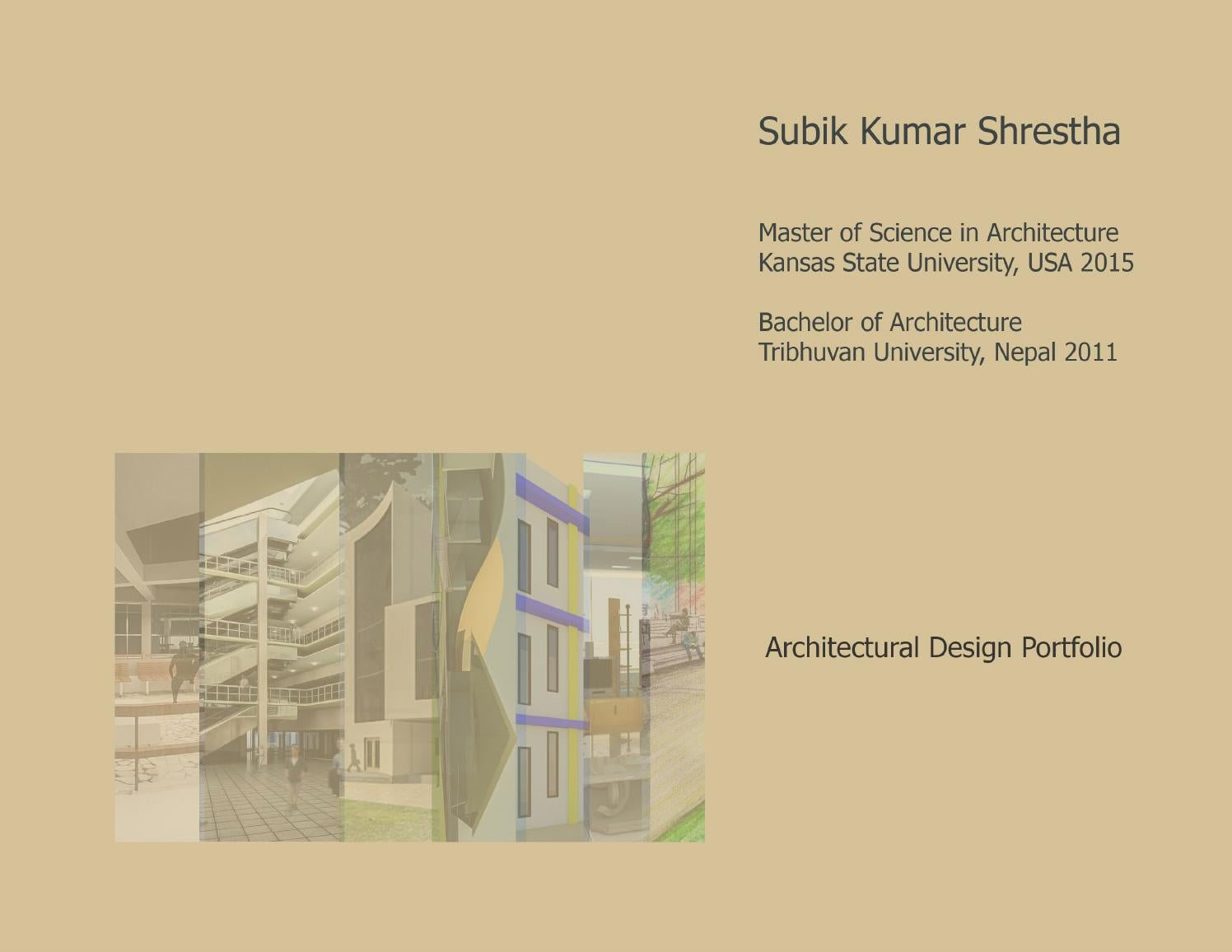 Subik_Portfolio_2016 by Subik Shrestha - Issuu