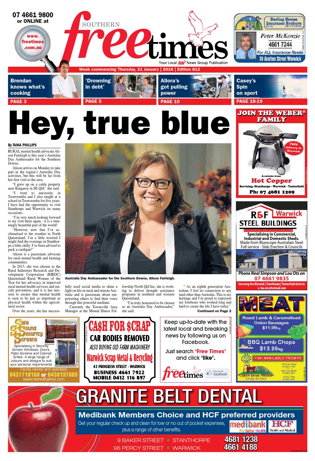 Southern Free Times - 21st January 2016 by Star News Group - Issuu