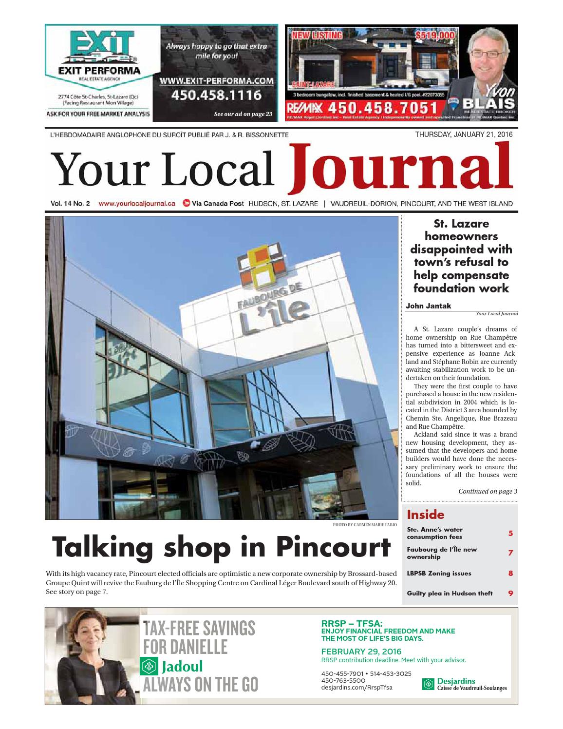 Your Local Journal - Jan. 21st, 2016 by Your Local Journal - Issuu