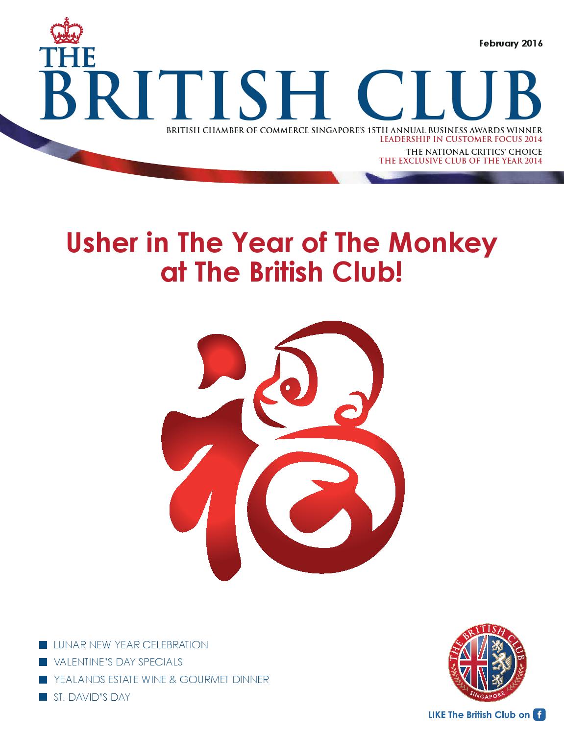 February 2016 by The British Club - Issuu