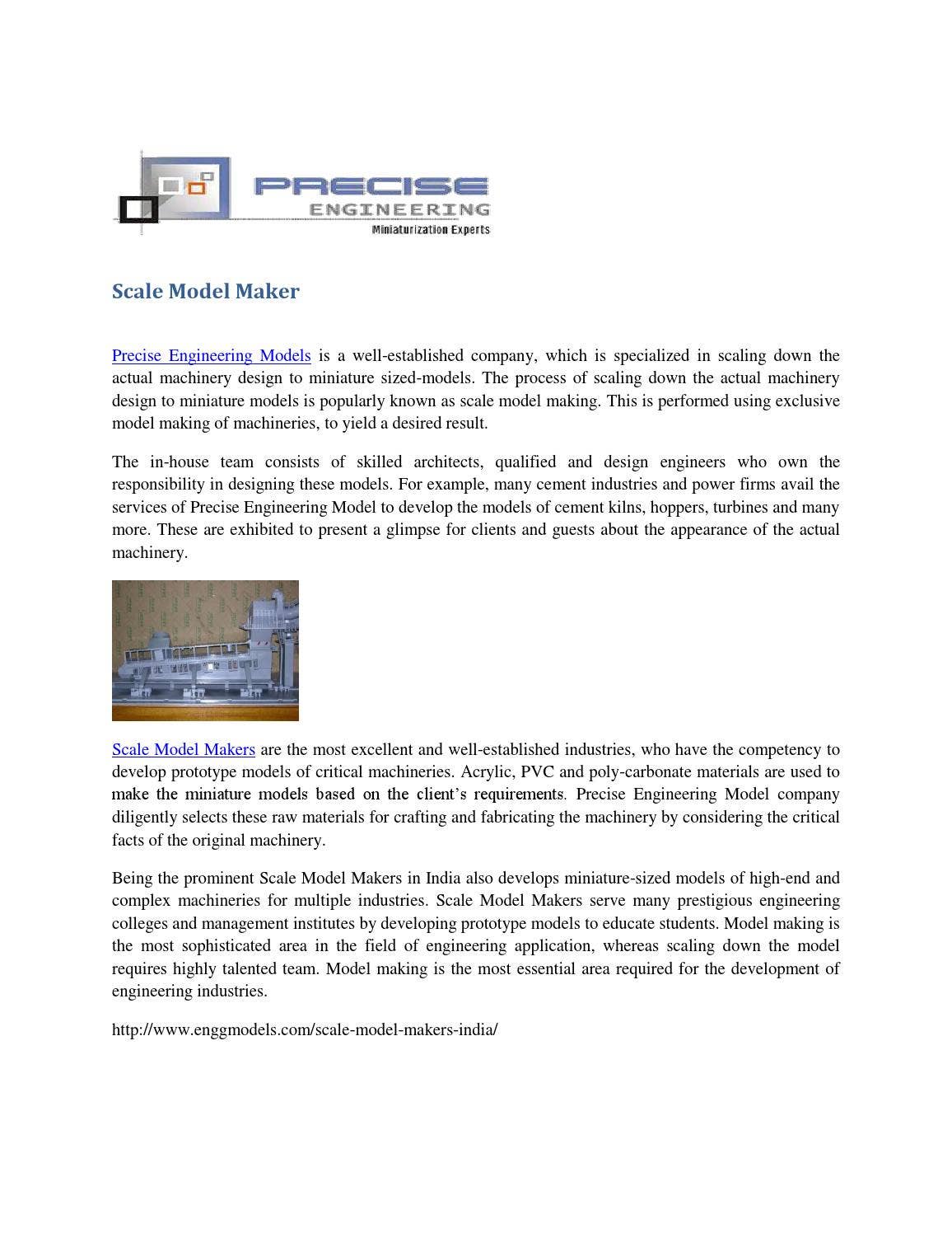 Scale model maker by engg models - Issuu