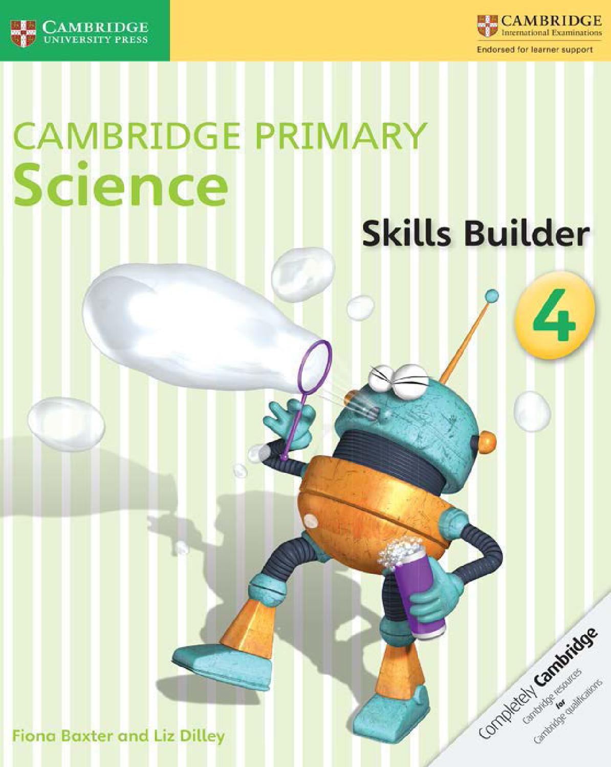 Preview Cambridge Primary Science Skills Builder 4 by Cambridge ...