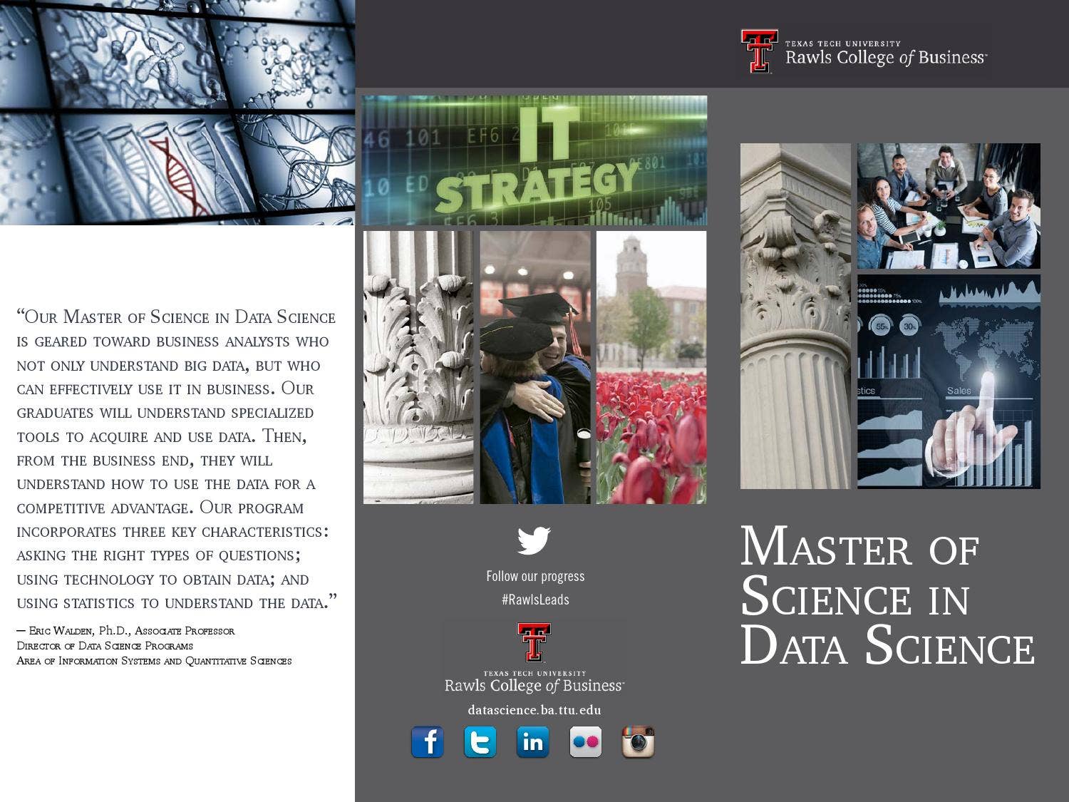 Master of Science in Data Science - brochure by Rawls College of ...