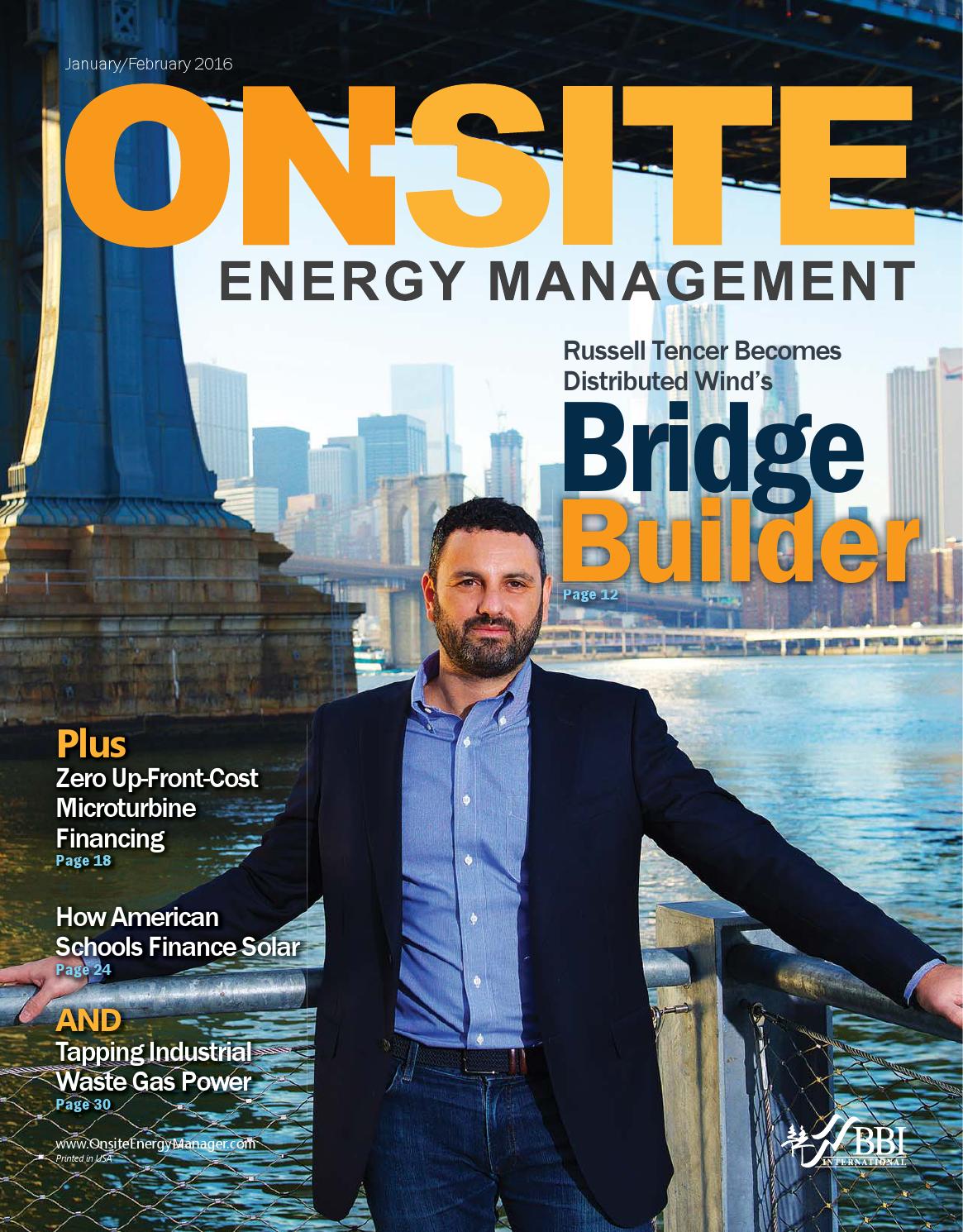 Jan/Feb 2016 On-Site Energy Management magazine by BBI International ...