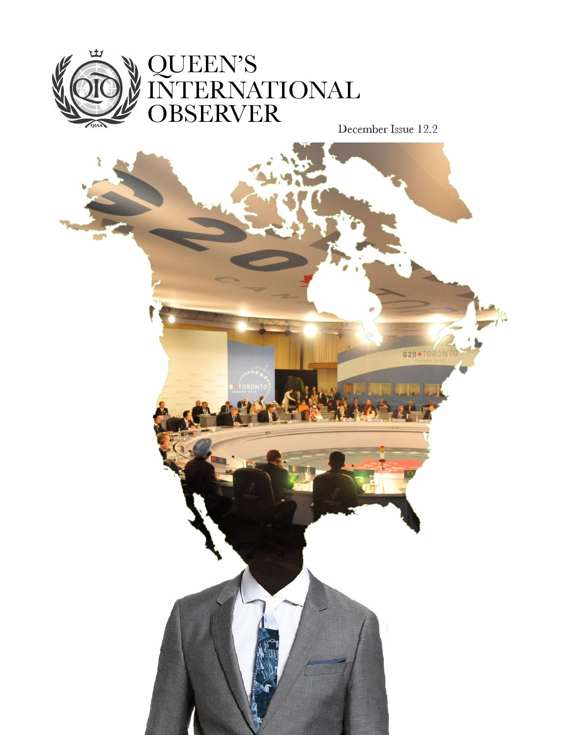 Queen's International Observer Issue 12.2 by The Observer - Issuu