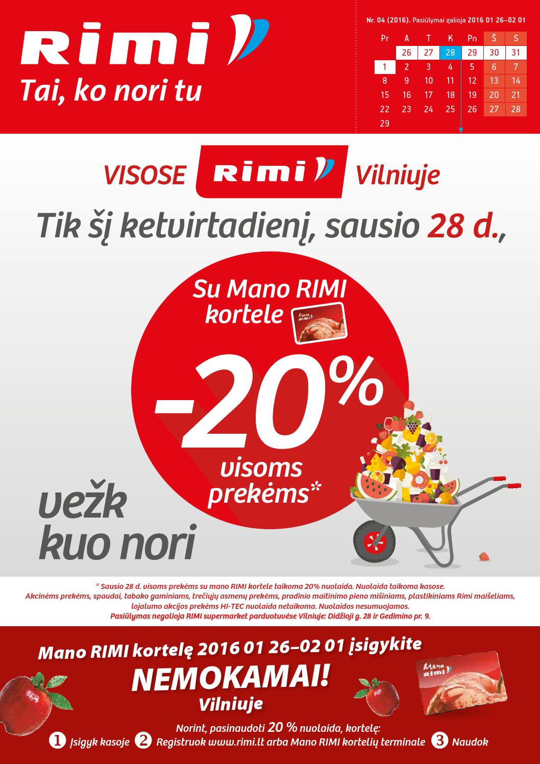Hr 04 2016 vilnius by Rimi - Issuu