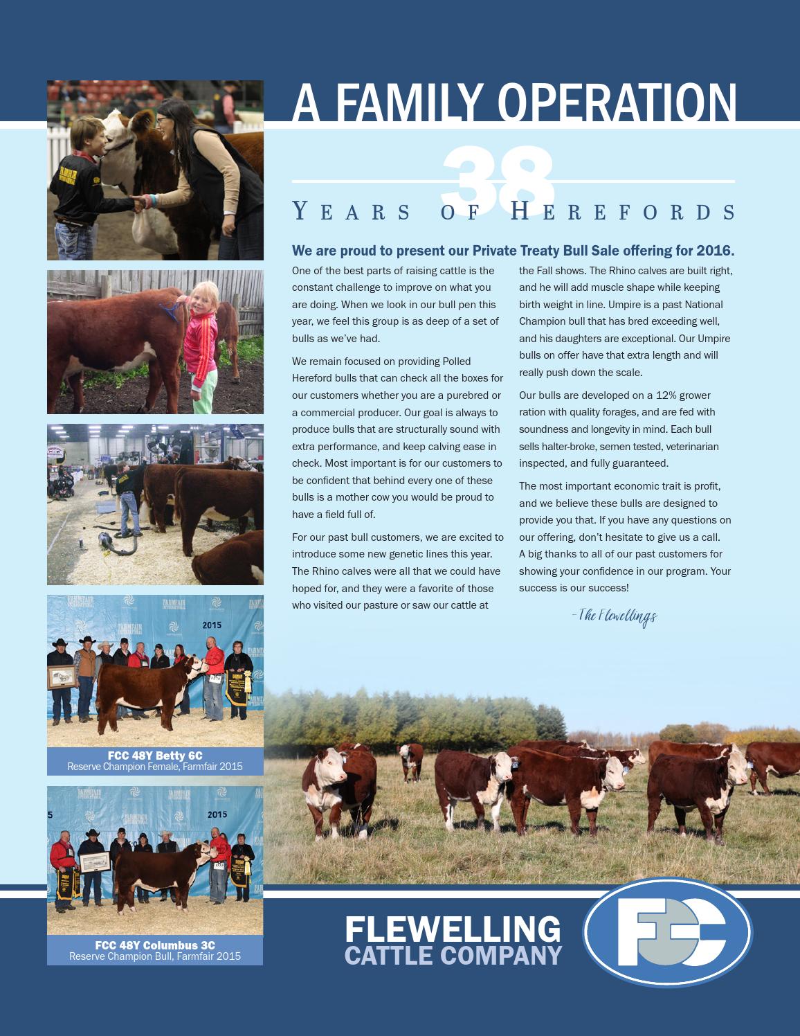 2016 Flewelling Cattle Co Bulls by Catalogs by Top Stock - Issuu
