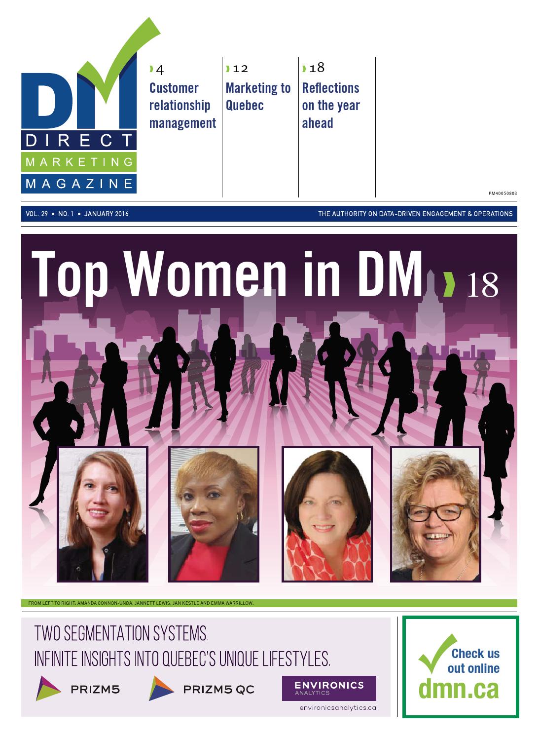 Direct Marketing Magazine January 2016 by Lloydmedia Inc - Issuu