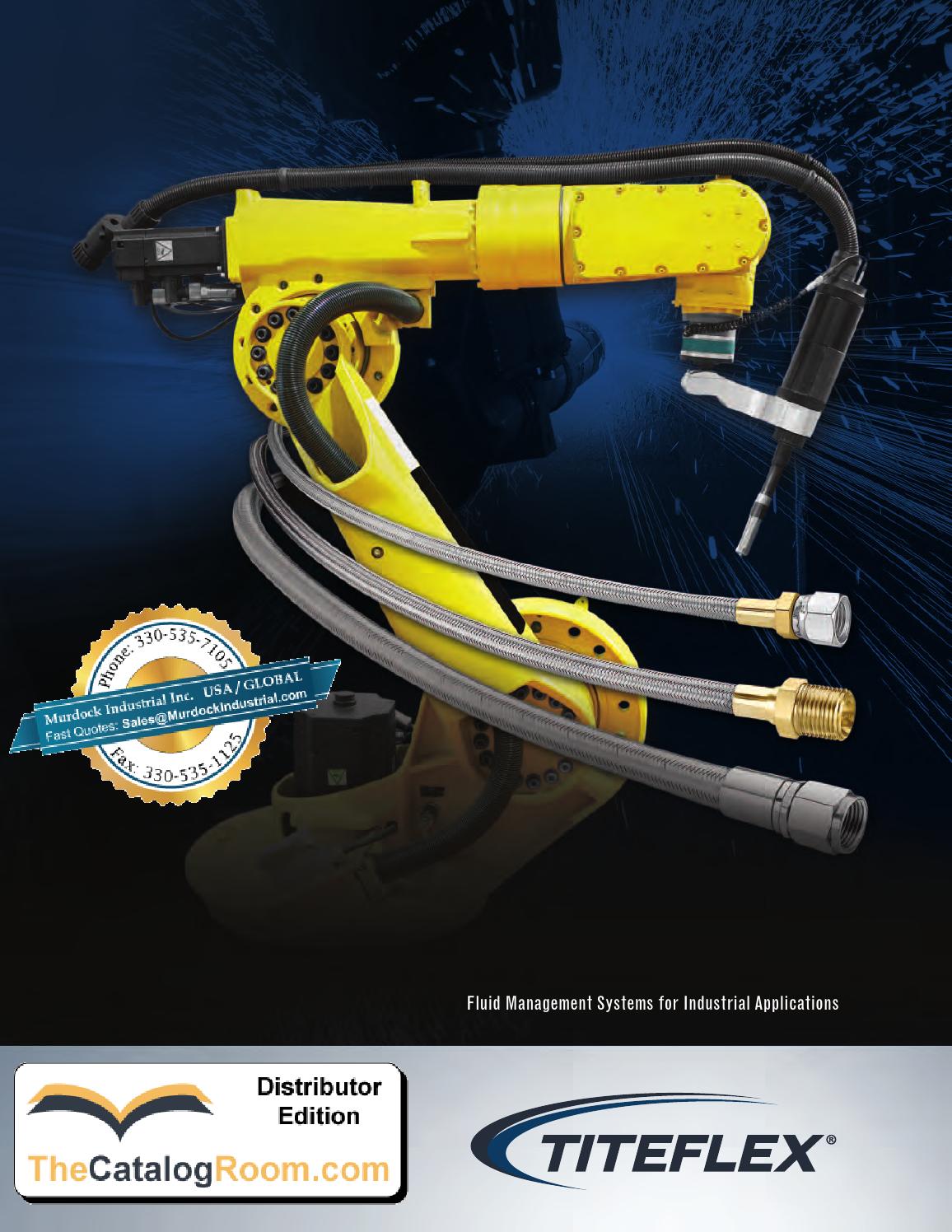 Titeflex industrial catalog ptfe stainless steel hydraulic hose by ...