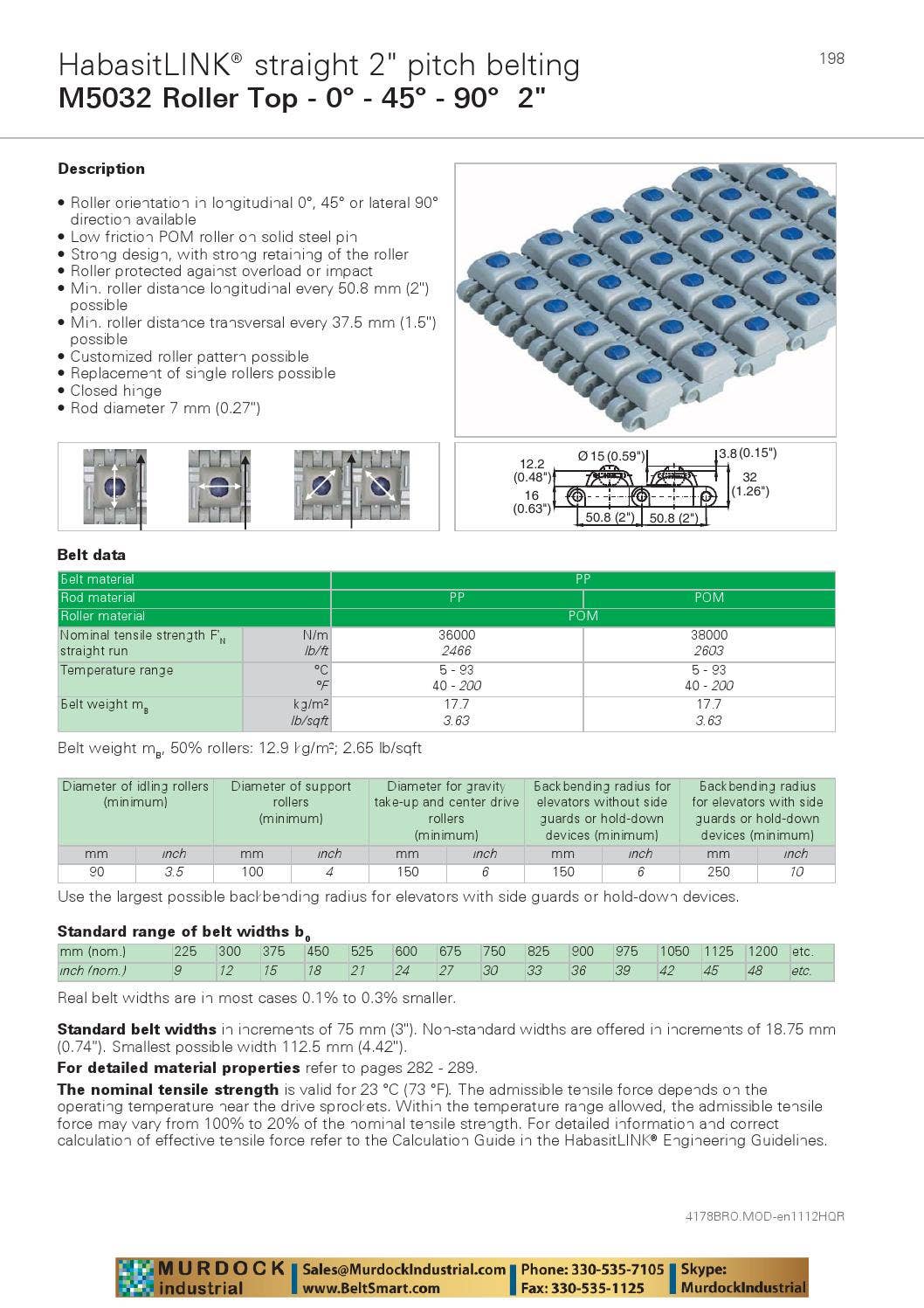 Habasit plastic modular belt product guide catalog habasitlink and ...